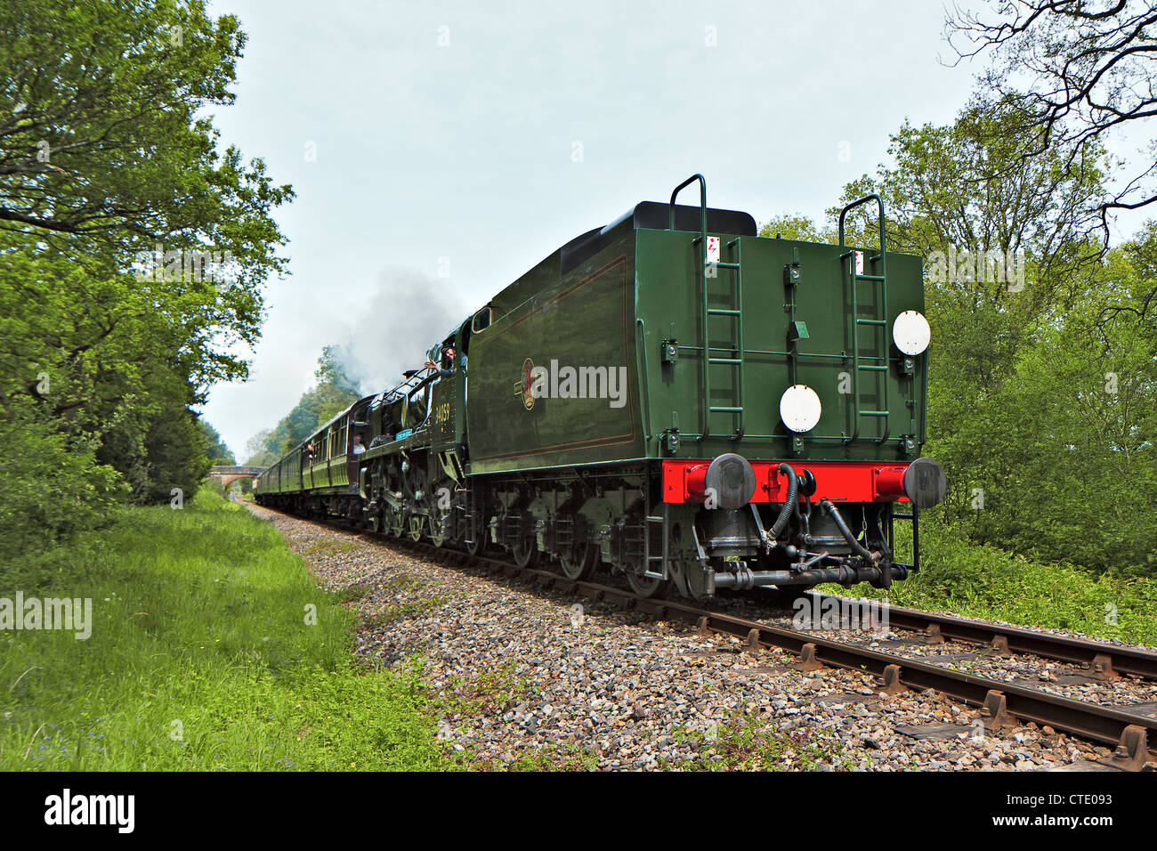 Rebuilt battle of britain class locomotive hi-res stock photography and ...