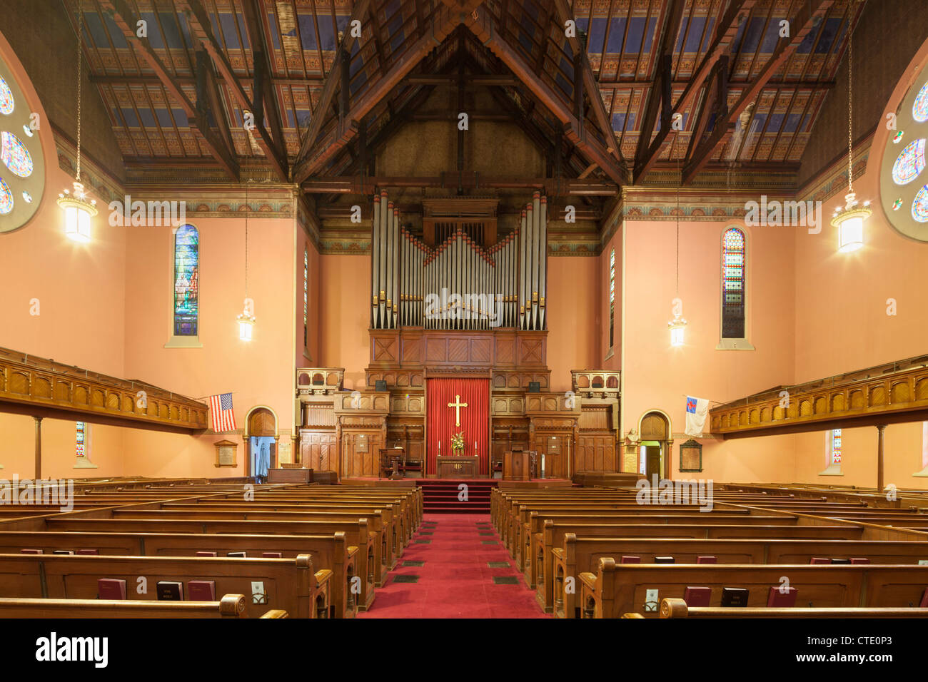 First Baptist Church, Boston Stock Photo - Alamy