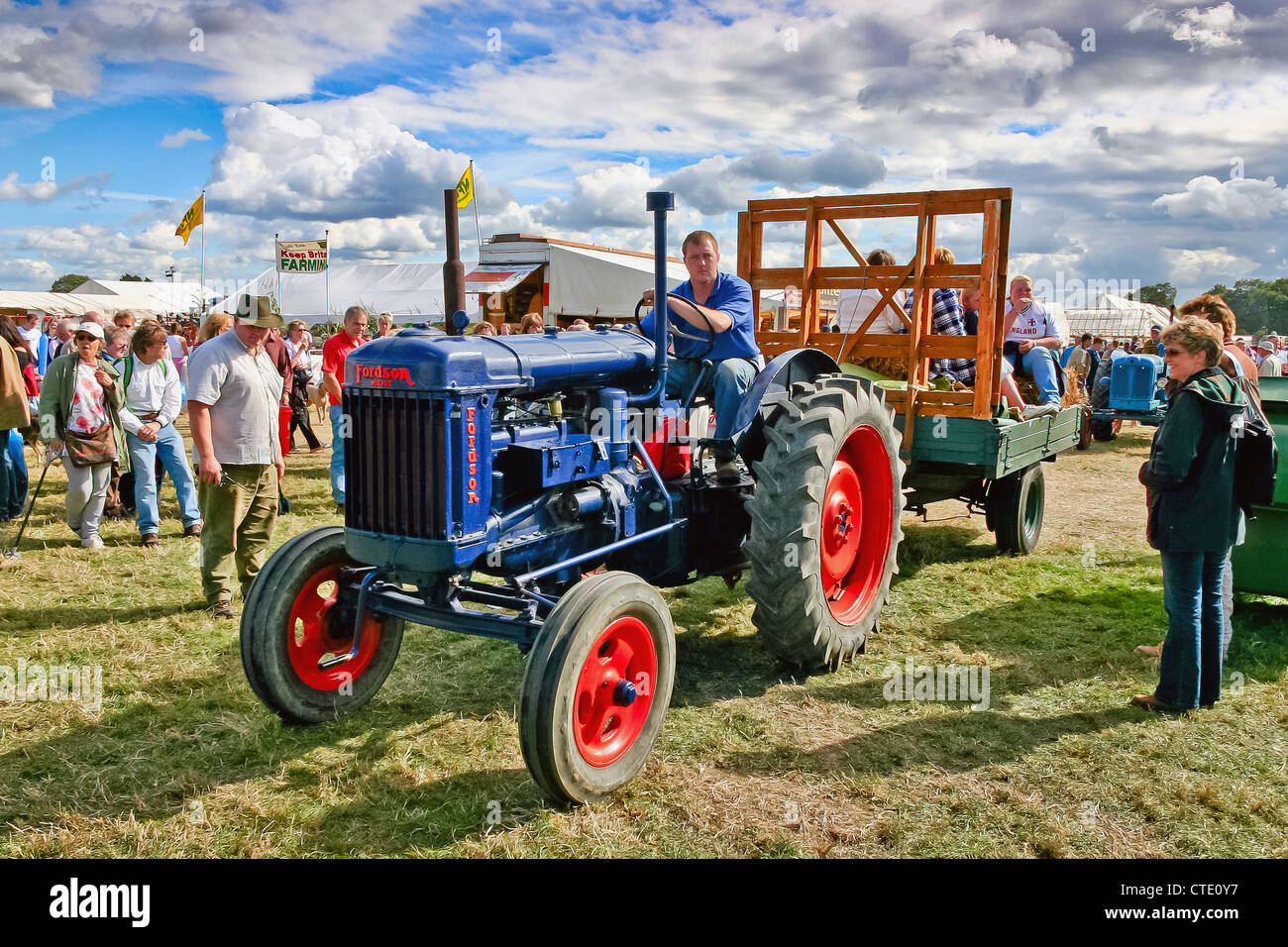 Vintage Green Fordson Tractor High Resolution Stock Photography and ...
