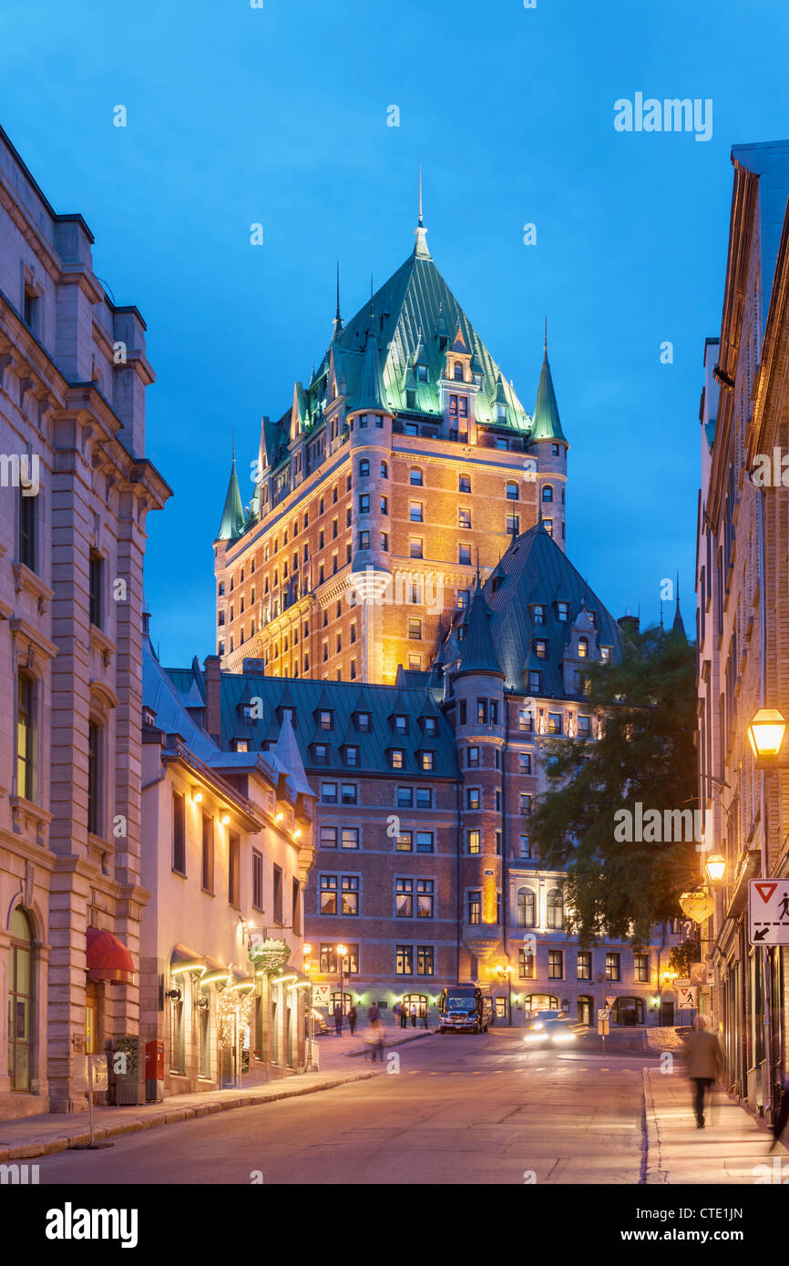 Fairmont Le Chateau Frontenac, Quebec City Stock Photo - Alamy