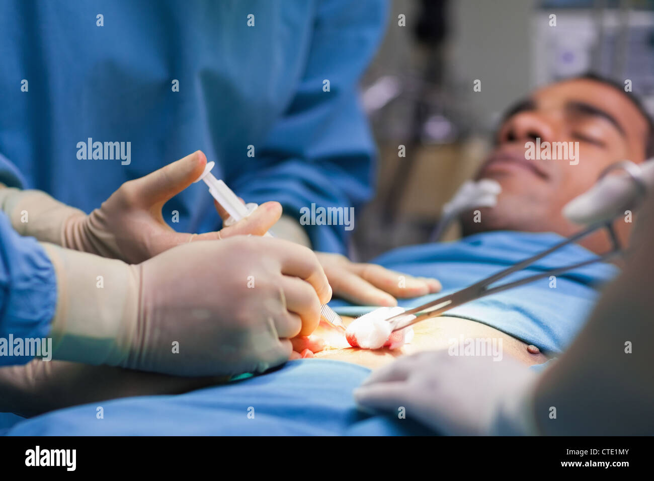 Close up of an operation Stock Photo - Alamy