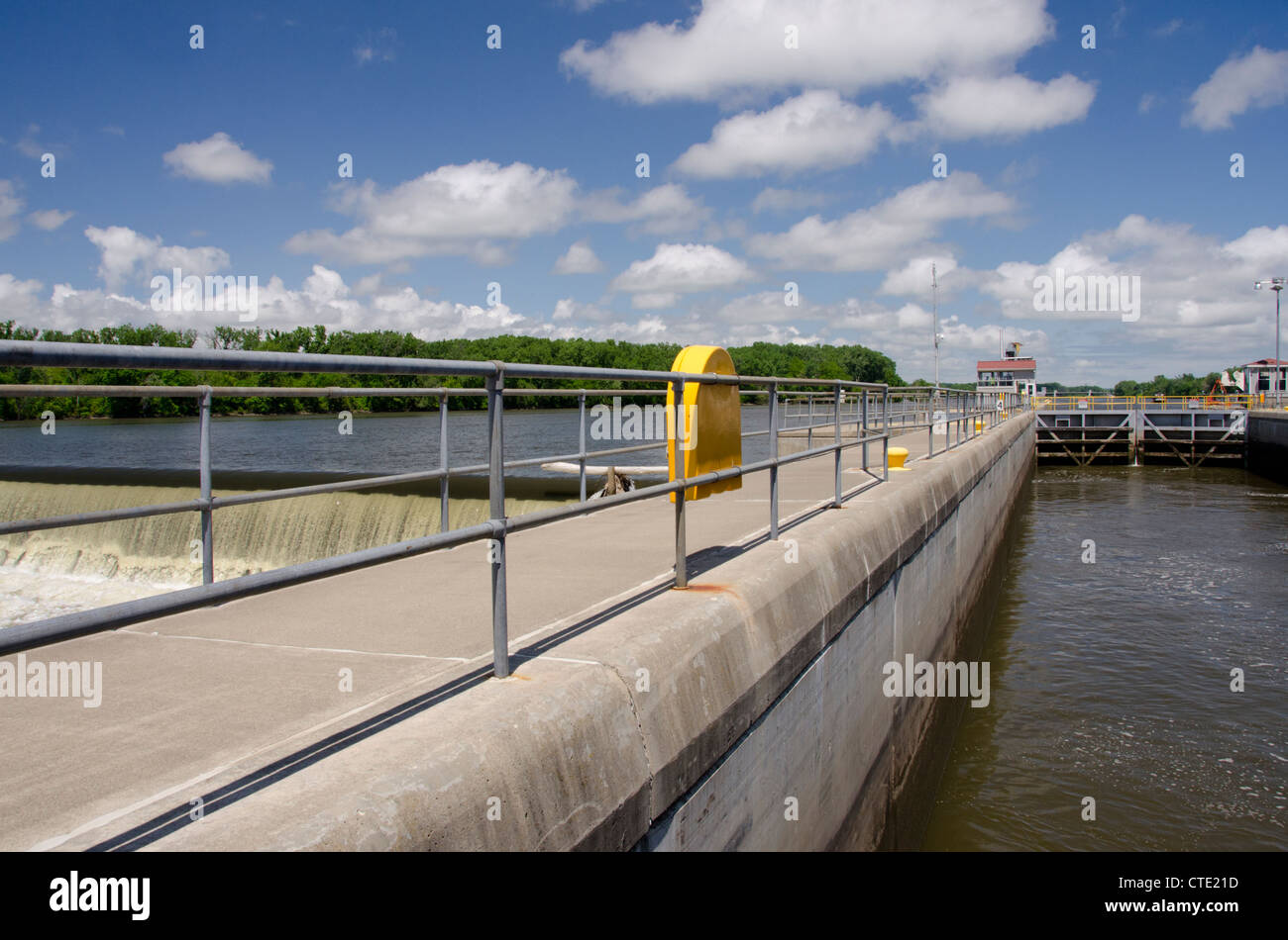 New York, Troy. Hudson River, Federal Lock Stock Photo - Alamy