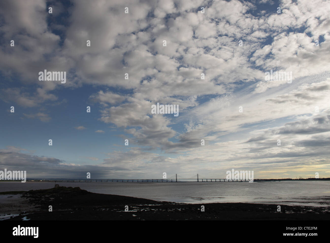 River Severn and the M4 Severn crossing Stock Photo - Alamy