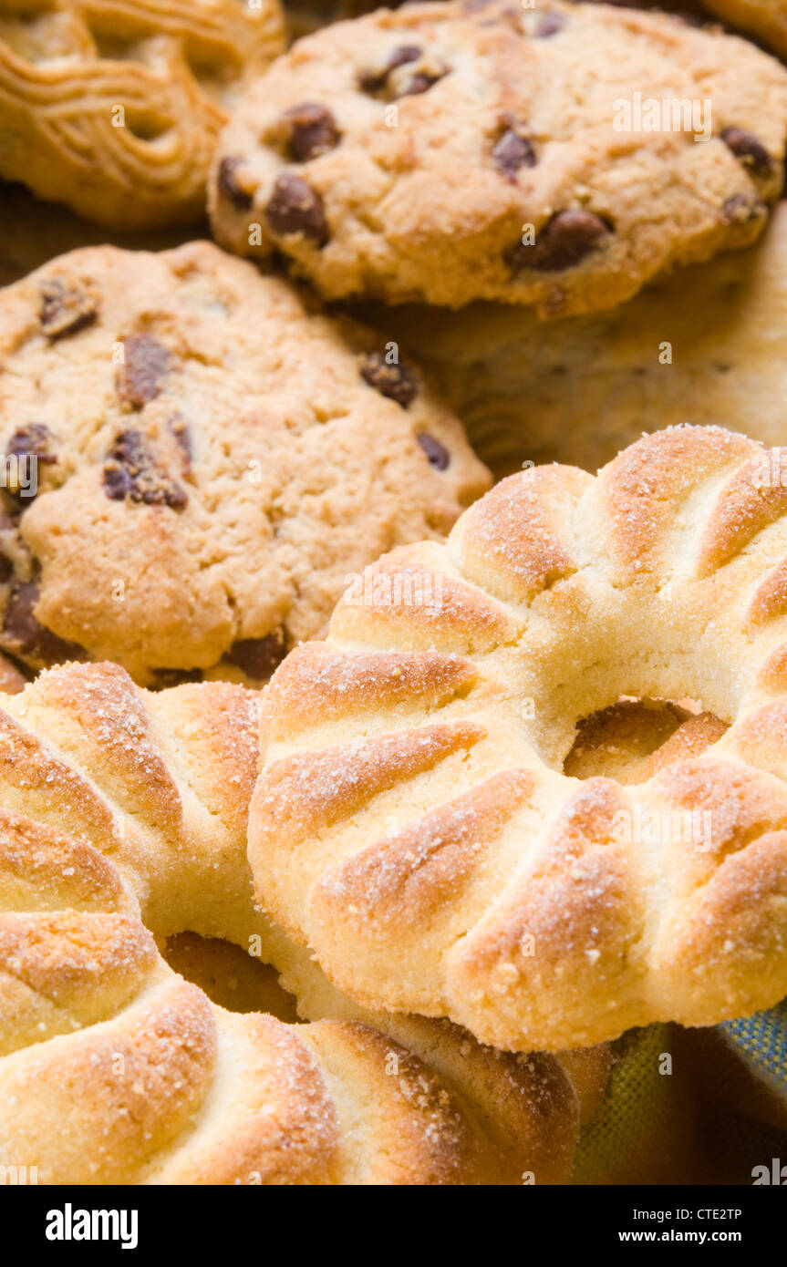 mix of various biscuits and cookies Stock Photo - Alamy