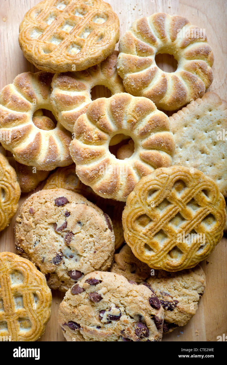 mix of various biscuits and cookies Stock Photo - Alamy