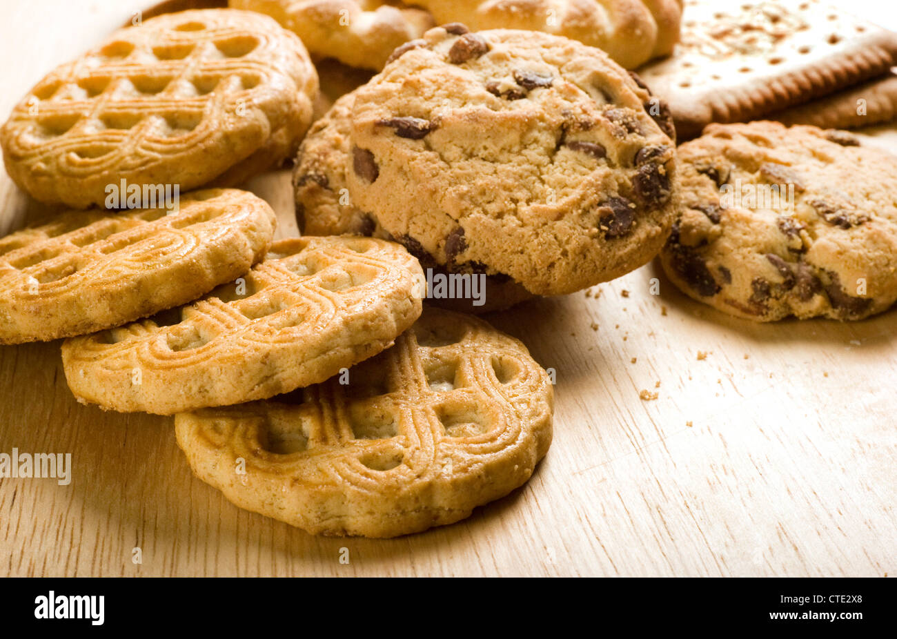 mix of various biscuits and cookies Stock Photo - Alamy