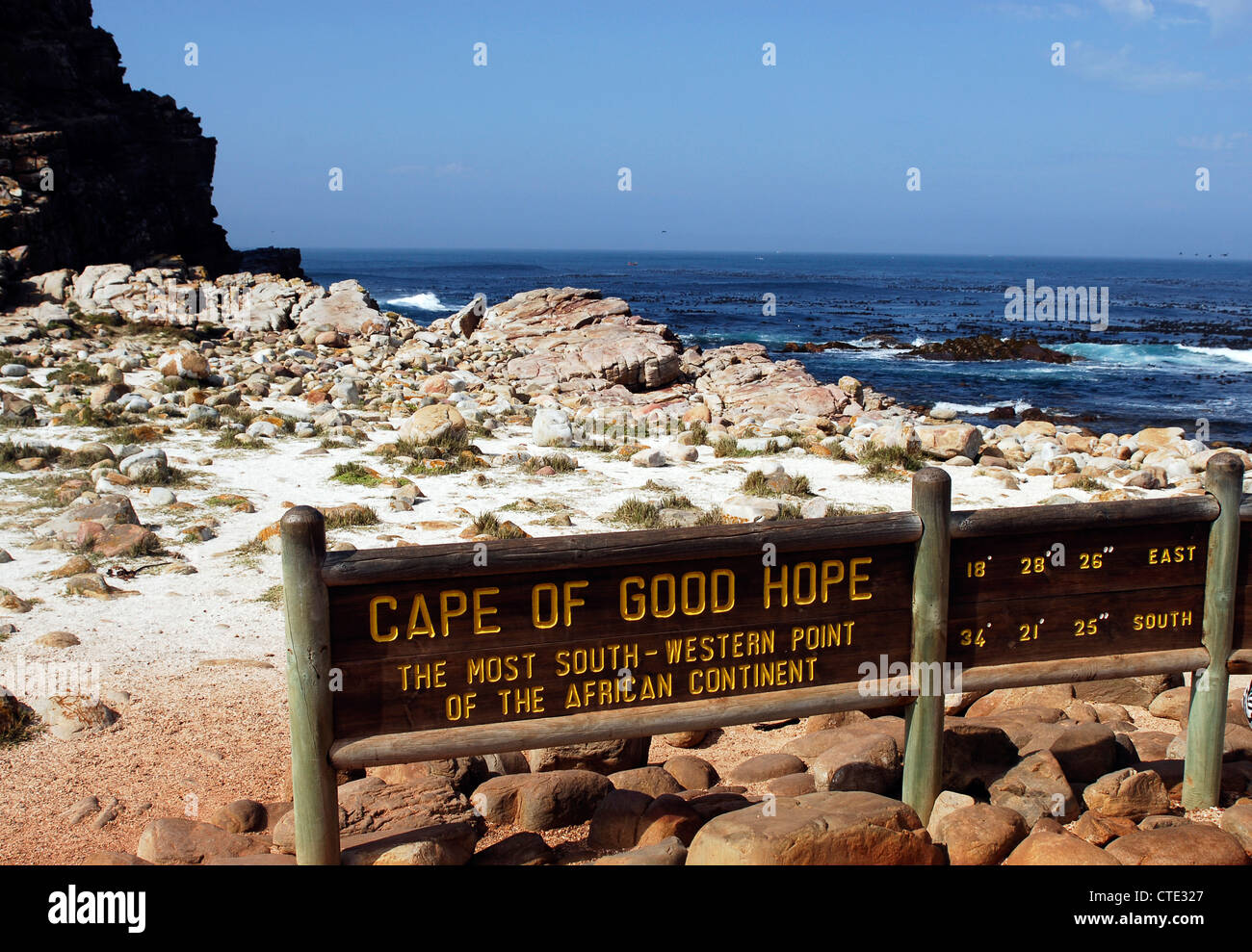 The Cape of Good Hope the most south western point of the African ...