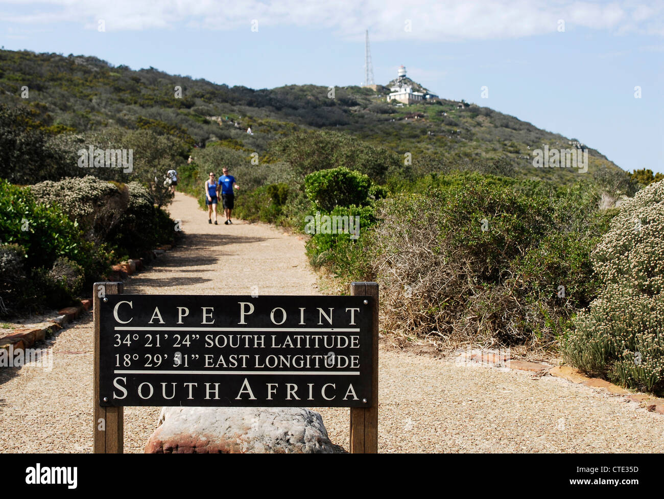 Cape Point, the extreme tip of the African continent, Cape Peninsular ...