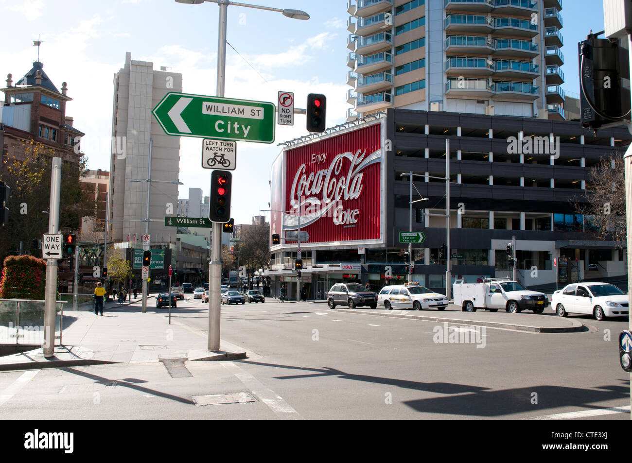 Iconic Coca Cola sign, Kings Cross, Sydney, Australia Stock Photo - Alamy