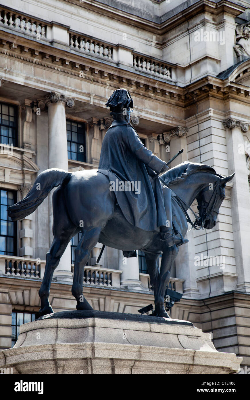 Statue of Prince George on Whitehall - London UK Stock Photo - Alamy
