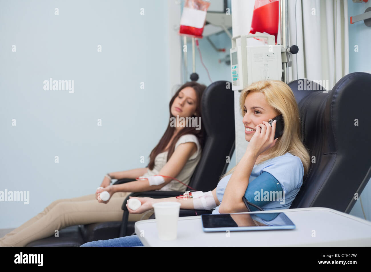 Blood transfusion patient hi-res stock photography and images - Alamy