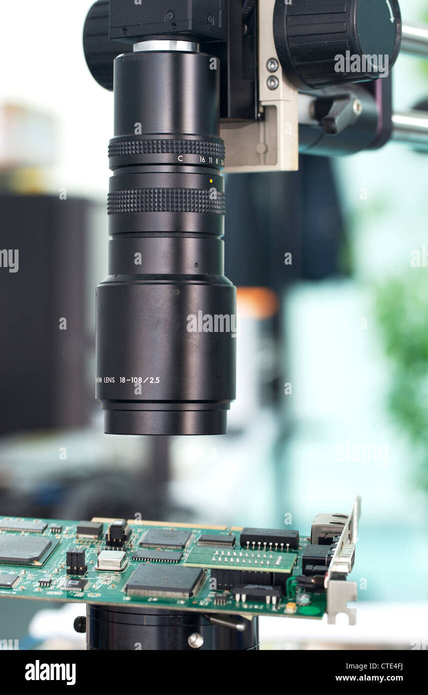 Camera inspection control Stock Photo - Alamy