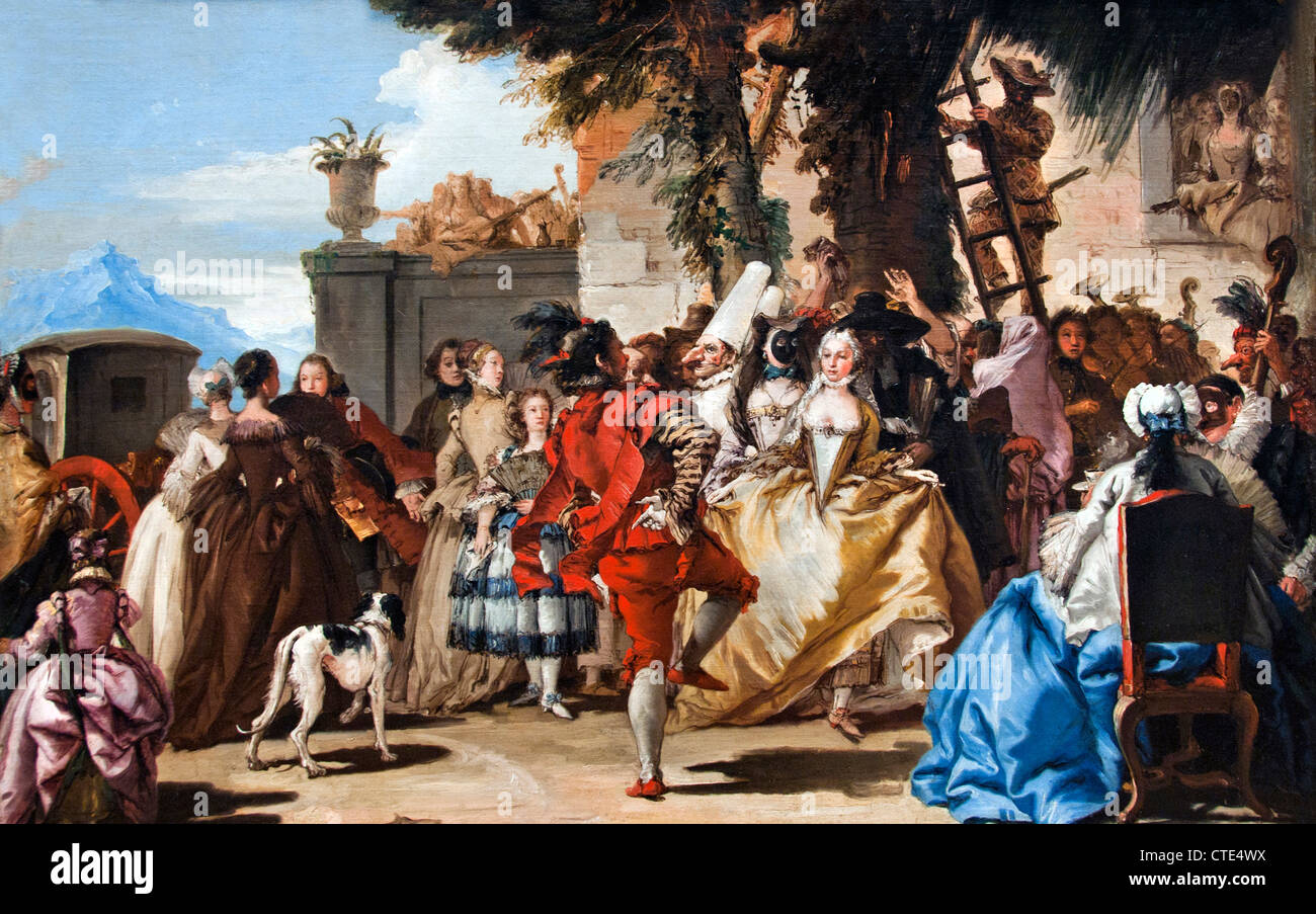 A Dance in the Country Giovanni Domenico Tiepolo Italian Venice 1727 ...