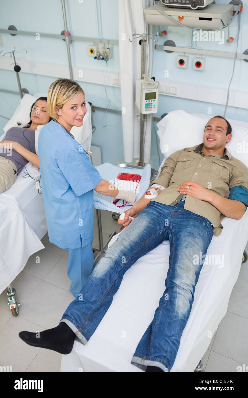 High angle view male female Cut Out Stock Images & Pictures - Alamy