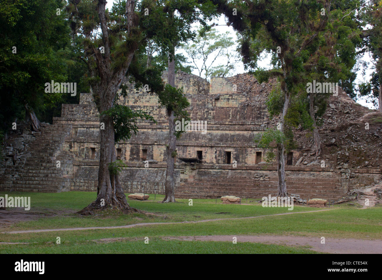 Mayan Ruins in Copan Honduras Stock Photo - Alamy