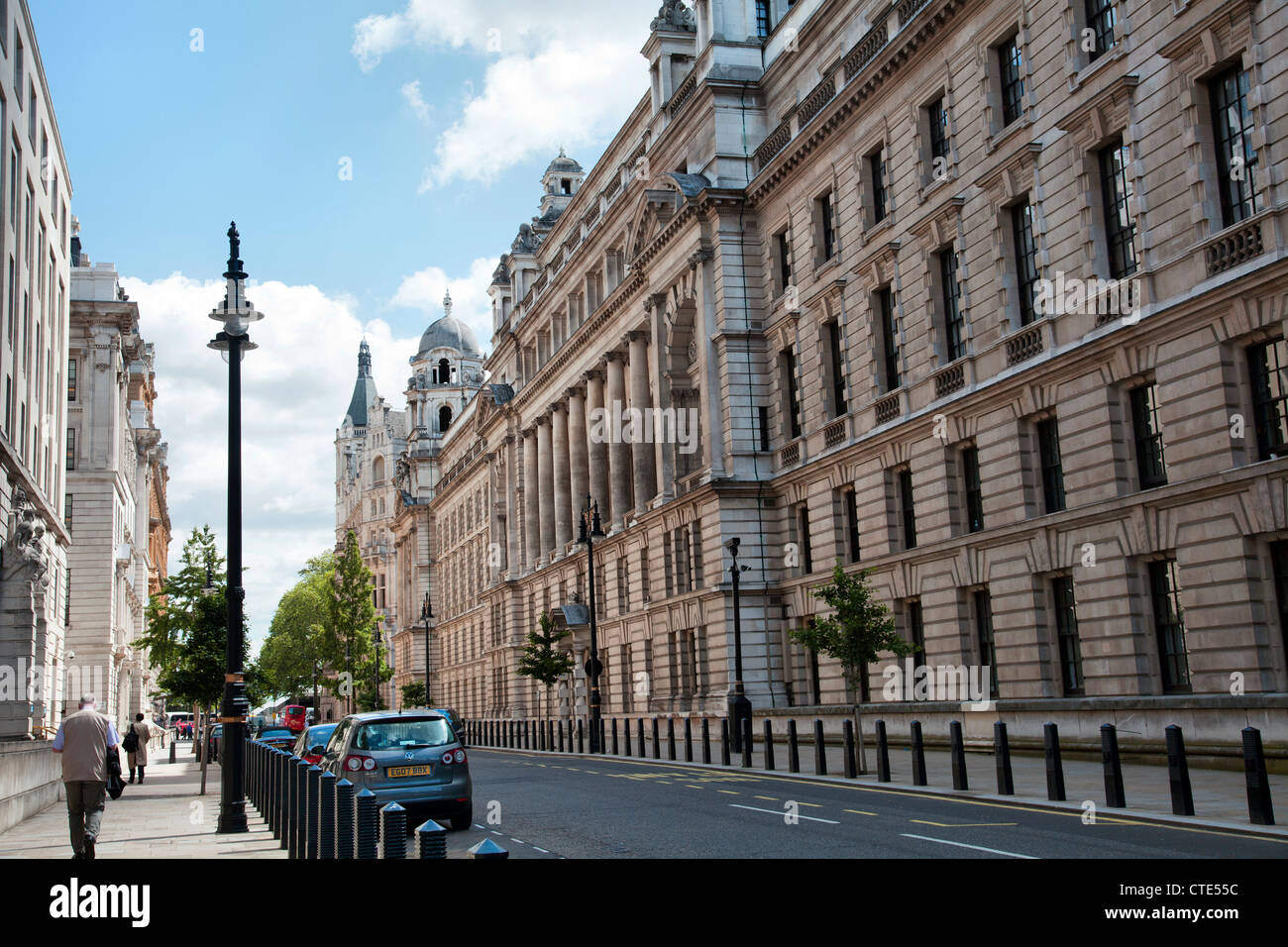 Whitehall Place in London - UK Stock Photo - Alamy