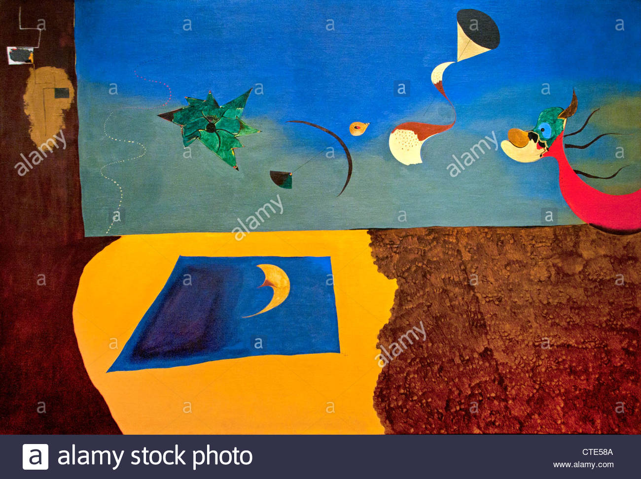 Joan Miro Painting Stock Photos & Joan Miro Painting Stock Images - Alamy