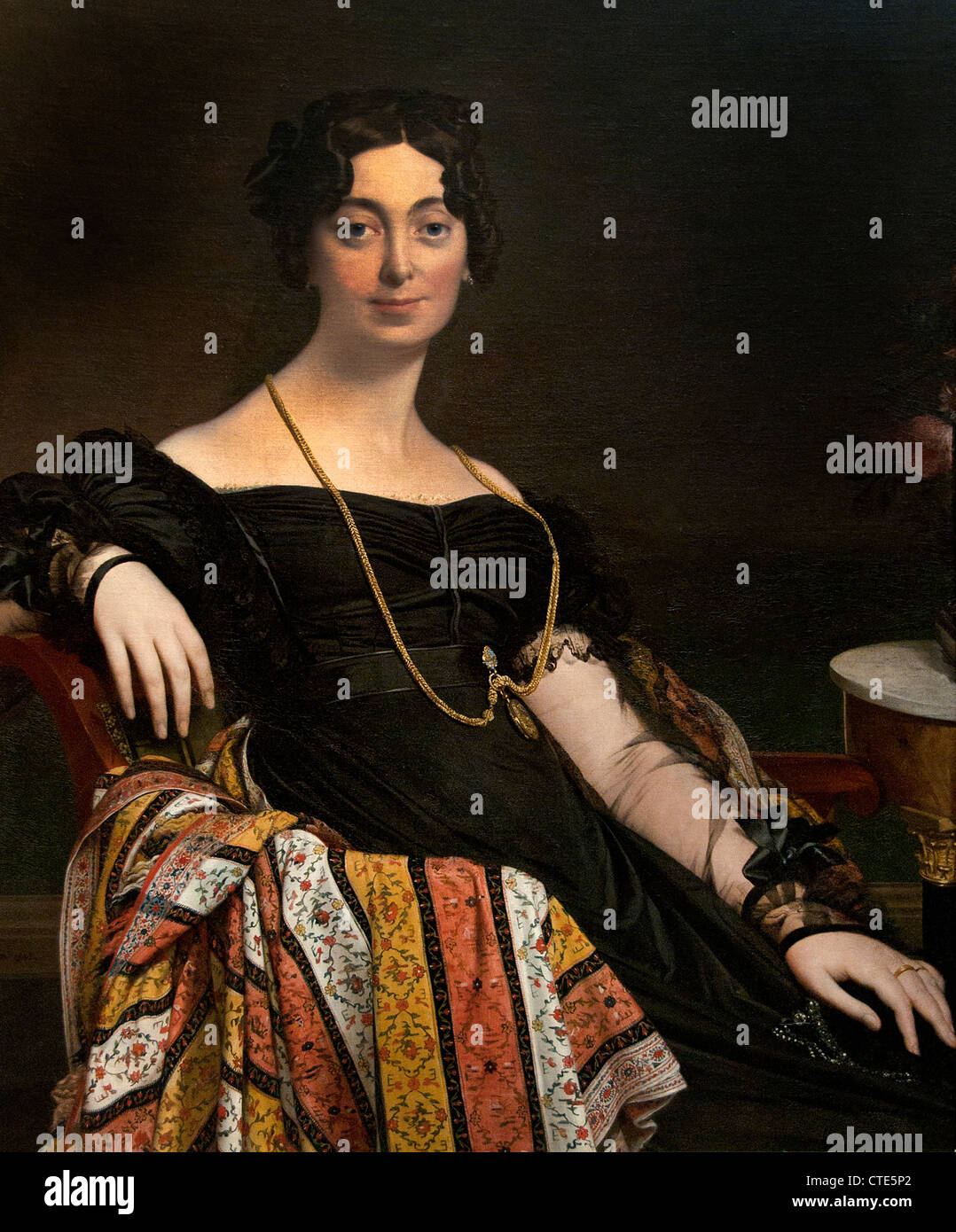 Madame Jacques Louis Leblanc 1823 Jean Auguste-Dominique Ingres ...