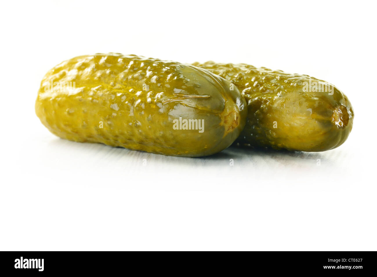 Pickles isolated on white Stock Photo - Alamy