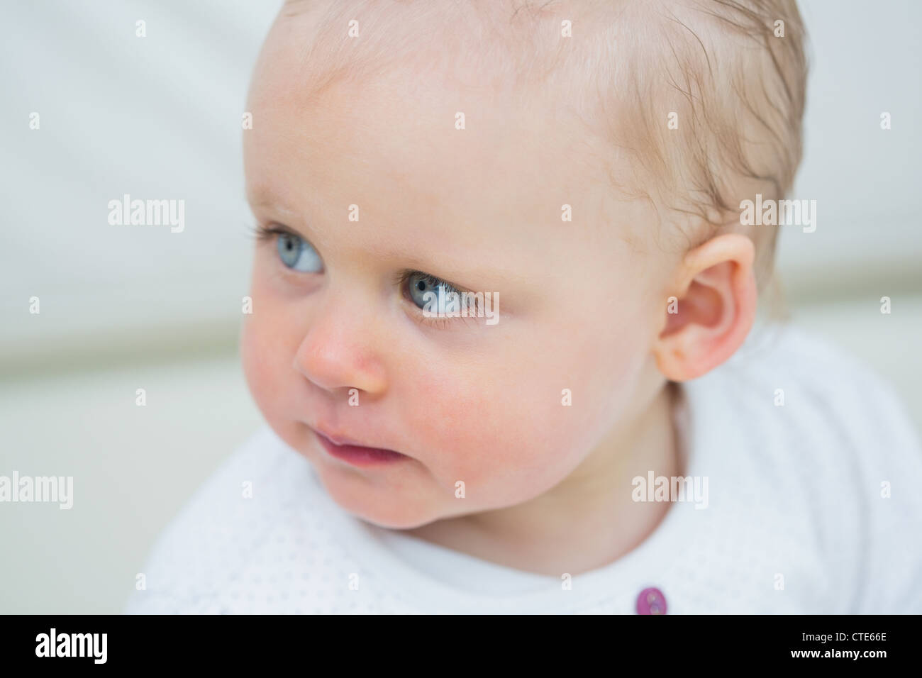 Close up of baby head Stock Photo - Alamy