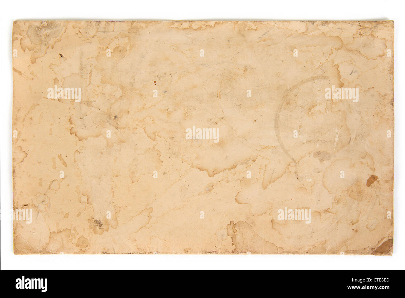 old paper with brown stains Stock Photo - Alamy