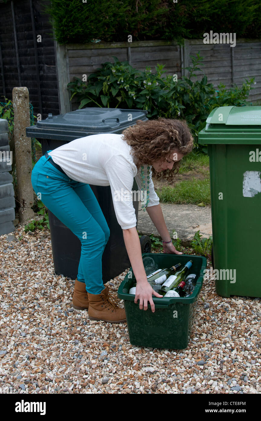 Plastic bottles recycling collection bin hi-res stock photography and ...