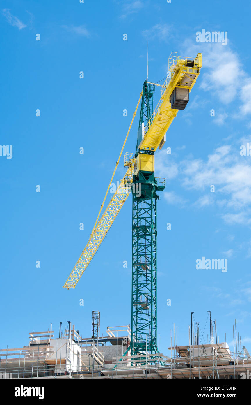 Large yellow crane hi-res stock photography and images - Alamy