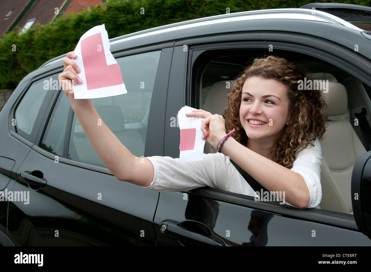 Passing driving test learner driver hi-res stock photography and images ...