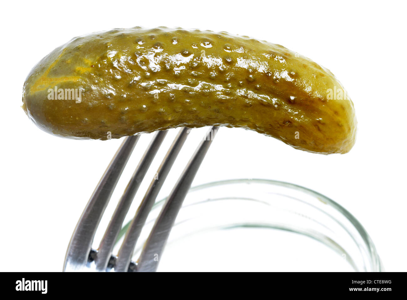 Glass Pickle Gherkin Cut Out Stock Images & Pictures - Alamy