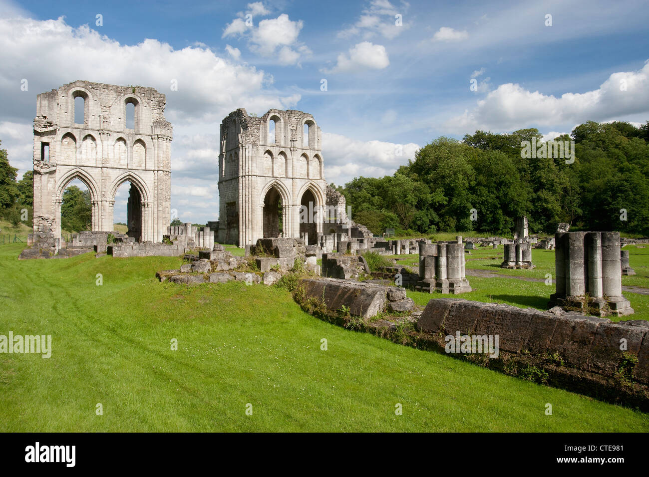 Roche Abbey, Maltby, near Rotherham, South Yorkshire, England, UK Stock ...