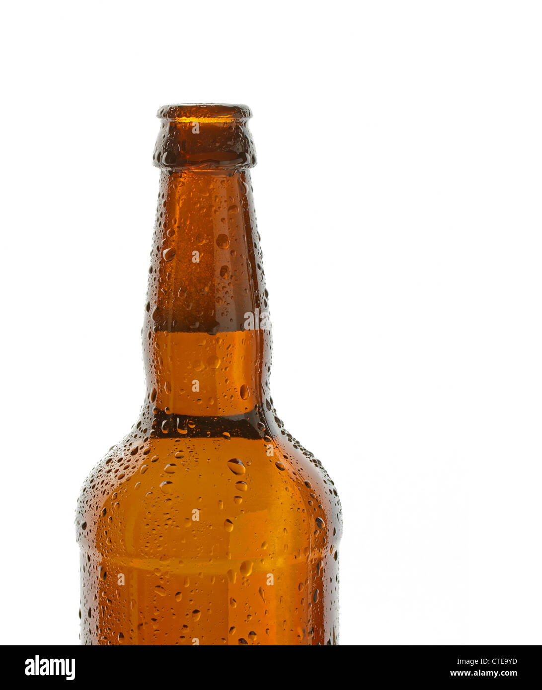 Bottle of ice cold beer Stock Photo - Alamy