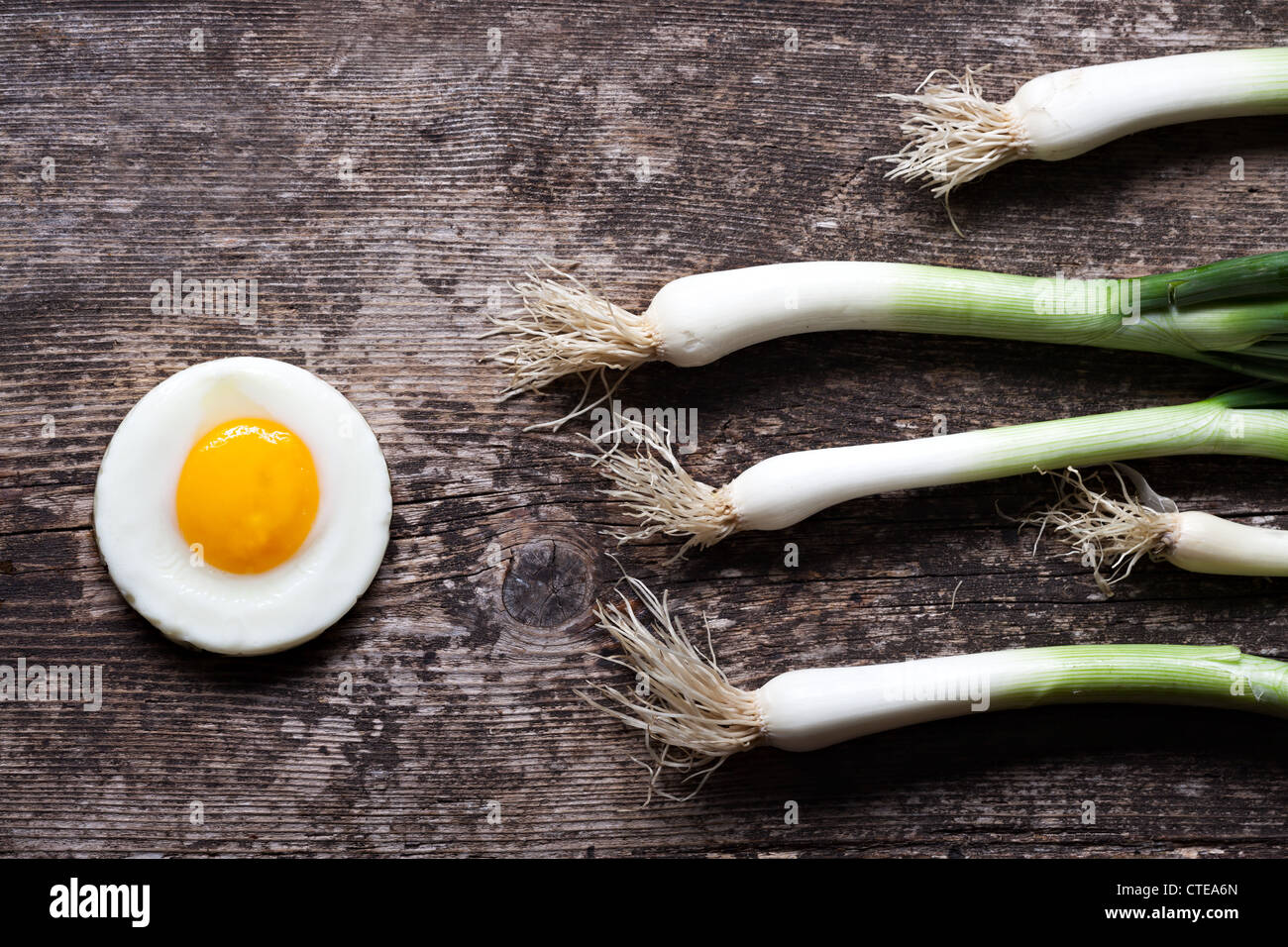 Egg spring onions hi-res stock photography and images - Alamy