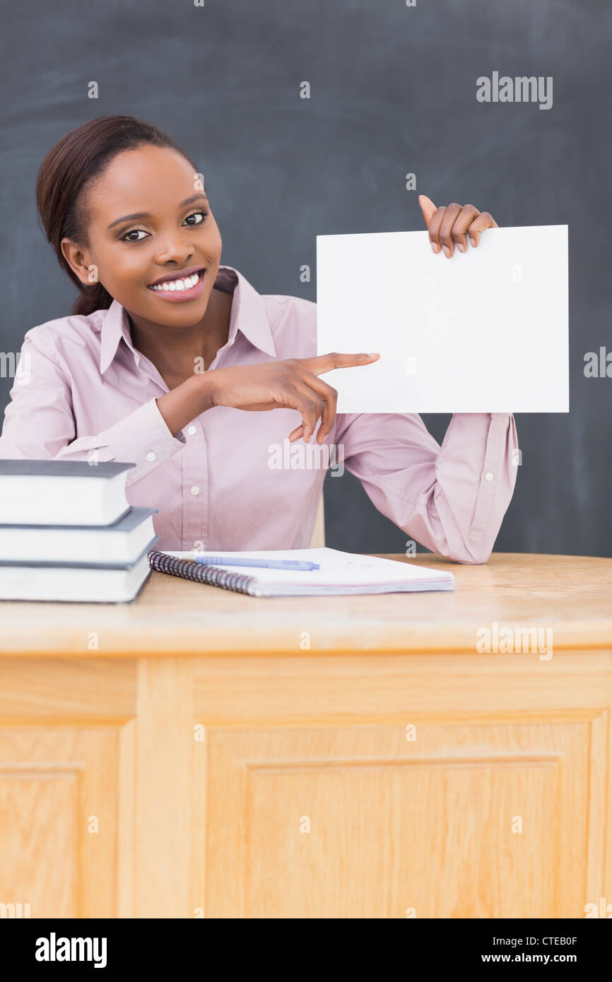 Teacher holding sheets paper hi-res stock photography and images - Alamy