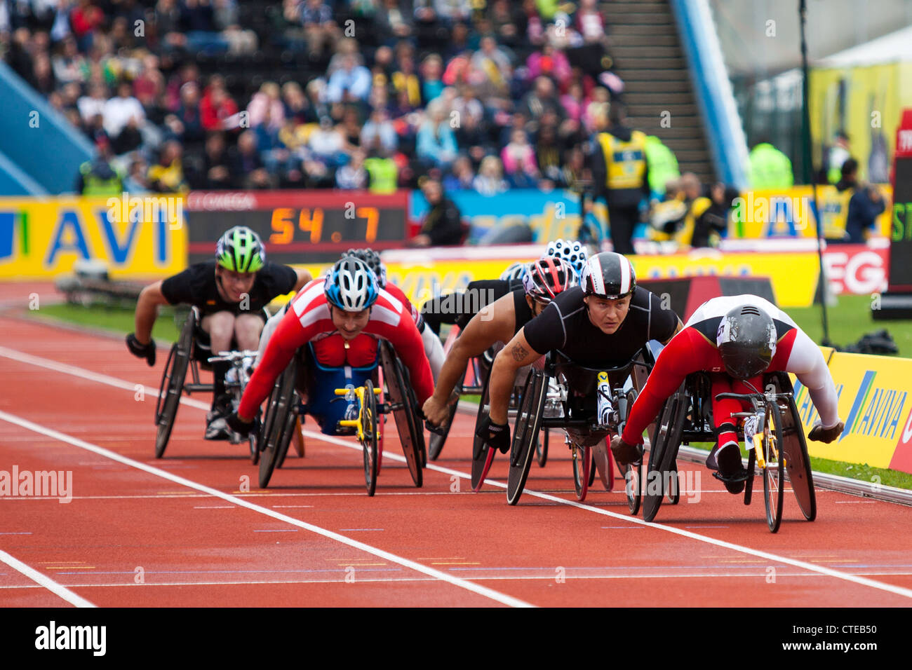 David WEIR (GBR), Mens T53/54 800m, Aviva London Grand Prix, Crystal ...