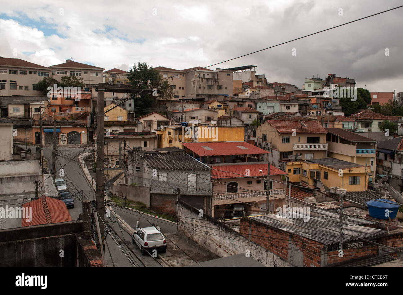 residences in the poor suburb of sao paulo Brazil Stock Photo - Alamy