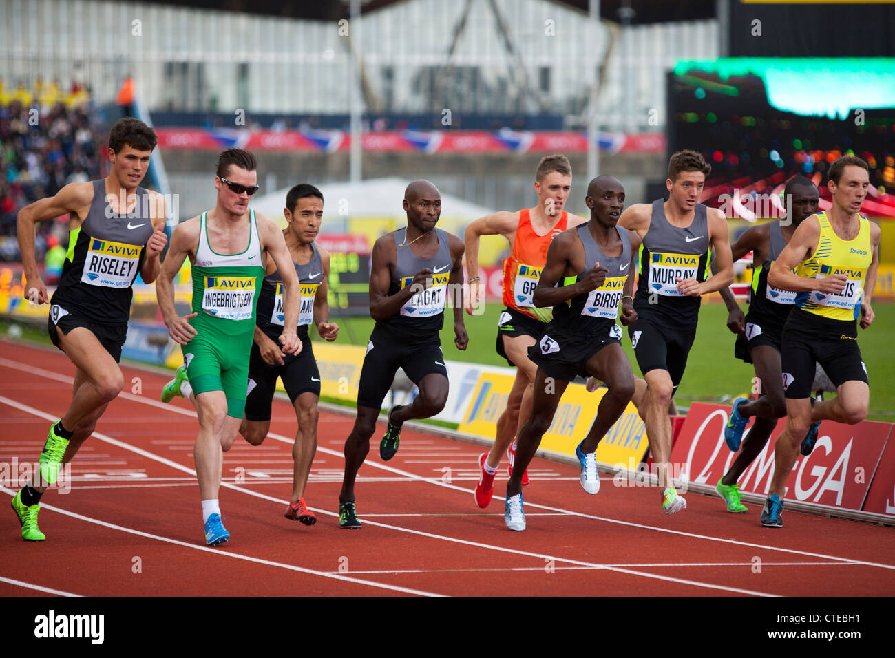 2012 Emsley Carr Mile, AVIVA London Athletics Grand Prix Crystal Palace ...