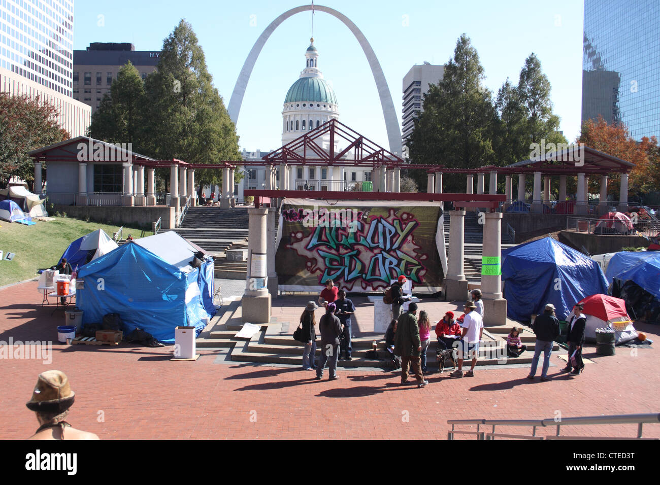 Occupy St. Louis Stock Photo - Alamy