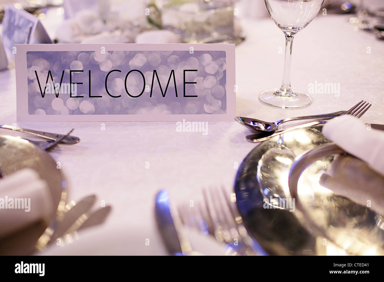 Awards dinner table hi-res stock photography and images - Alamy