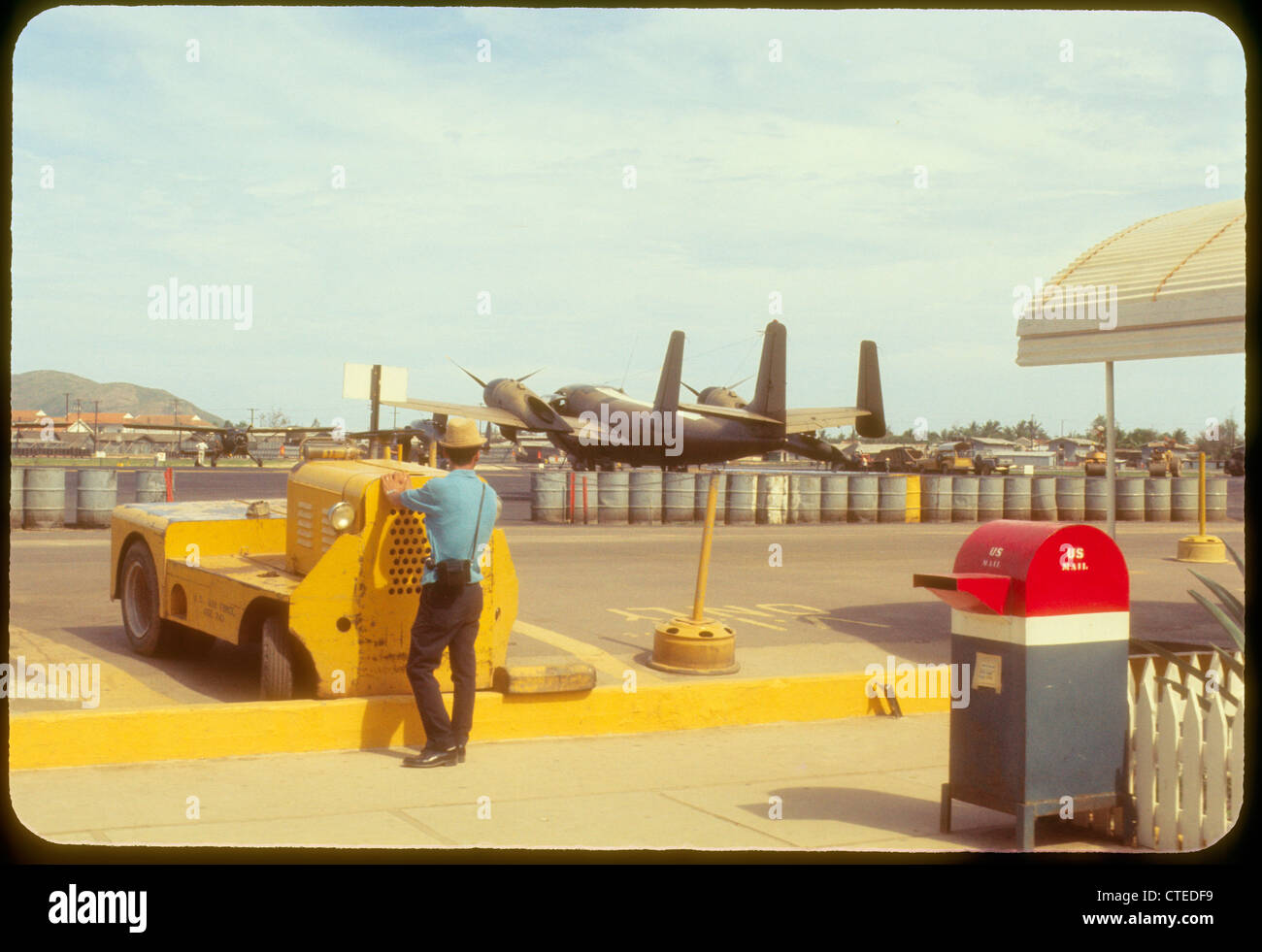 US mail drop box saigon airport 1969 c-130 transport plan post for ...