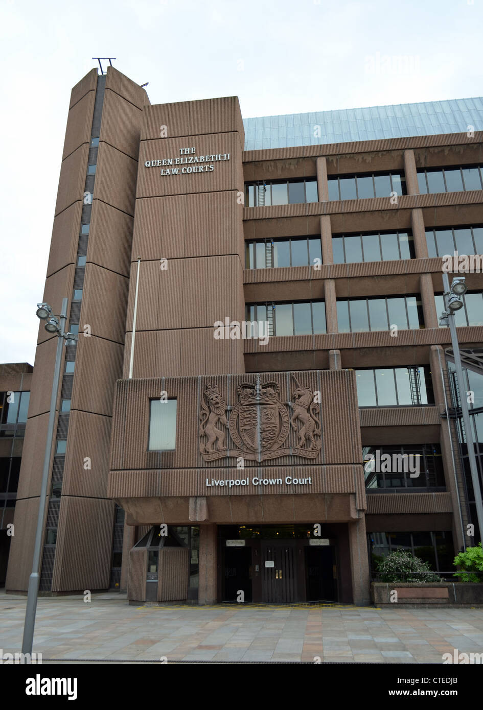 Queen Elizabeth II Law Courts, Derby Square,Liverpool. It contains ...