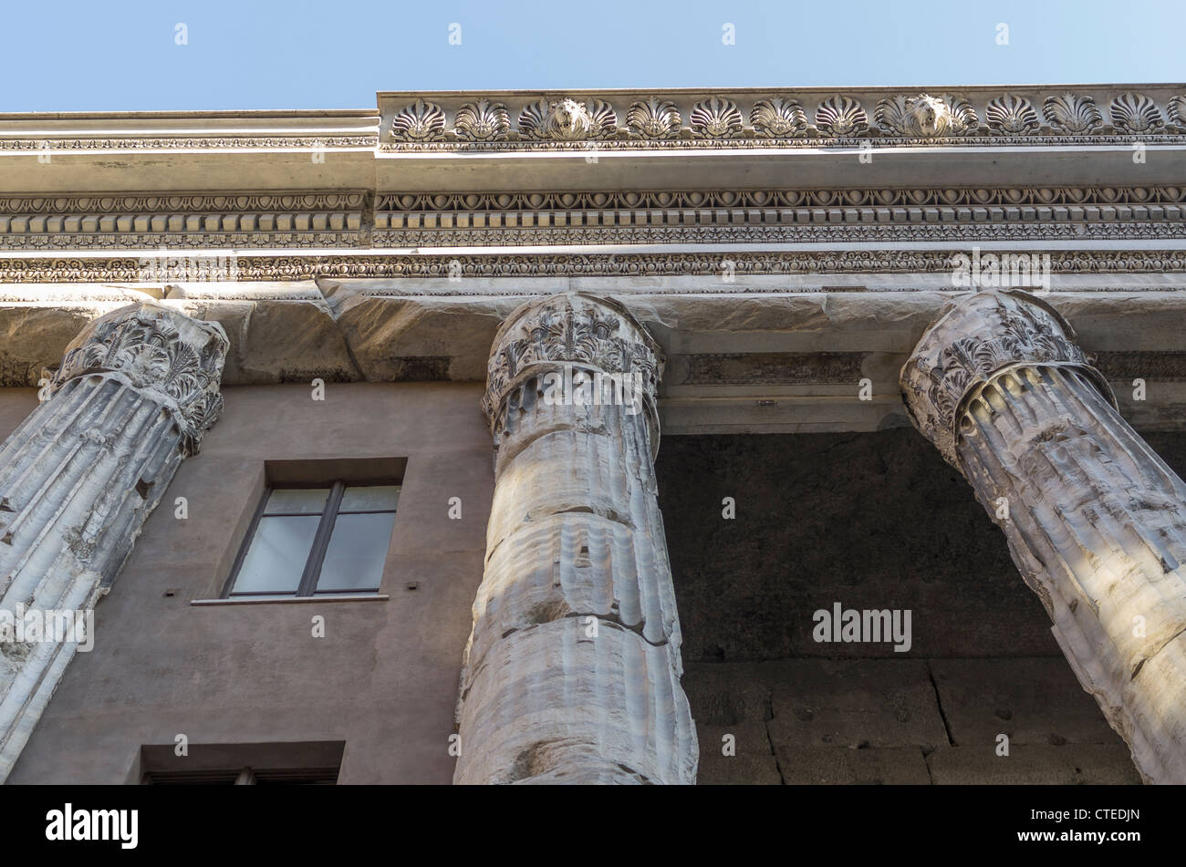 An old Roman building converted into a modern office near Piazza Navona ...
