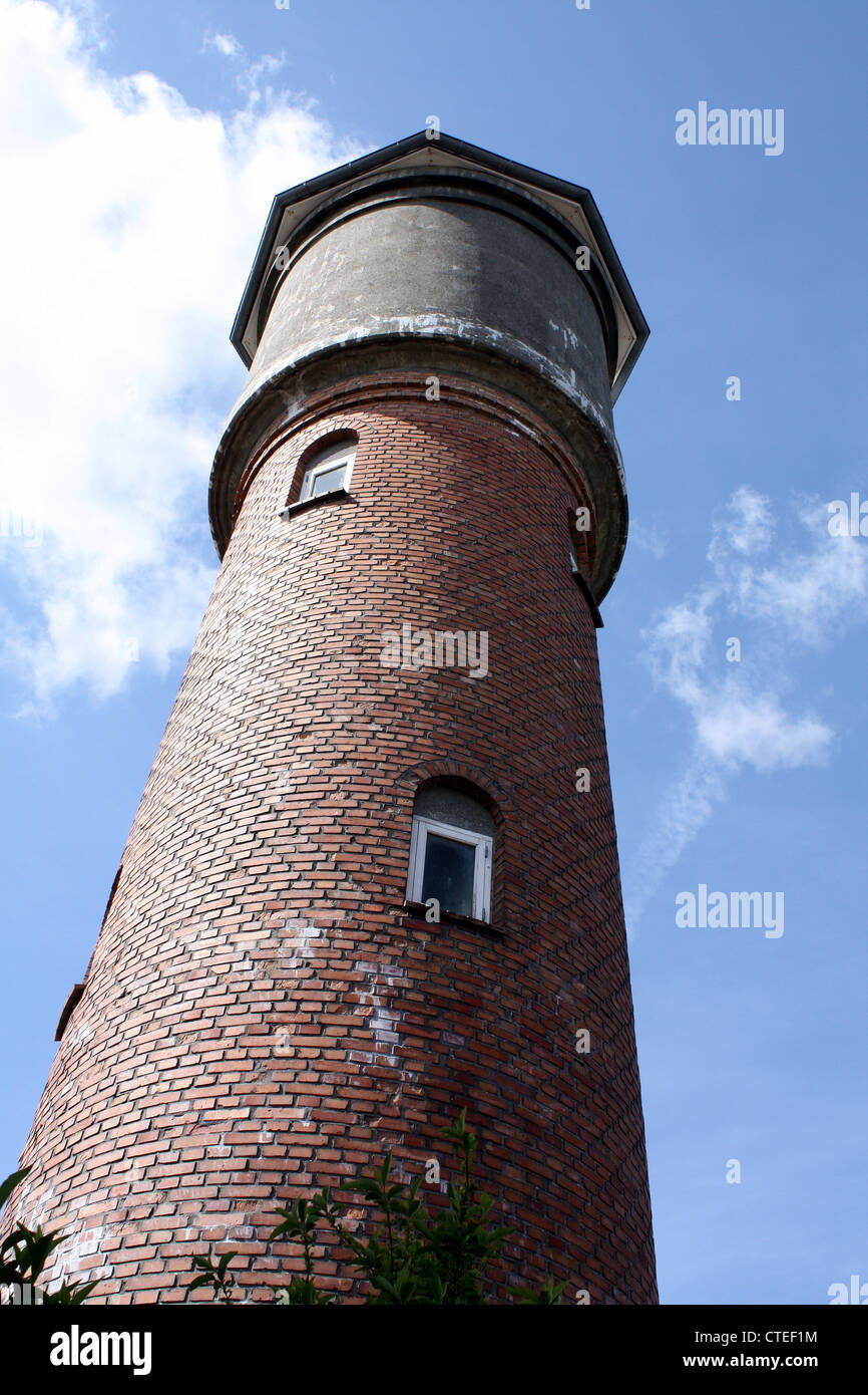 Old water tower on the island Bornholm in Denmark Stock Photo - Alamy