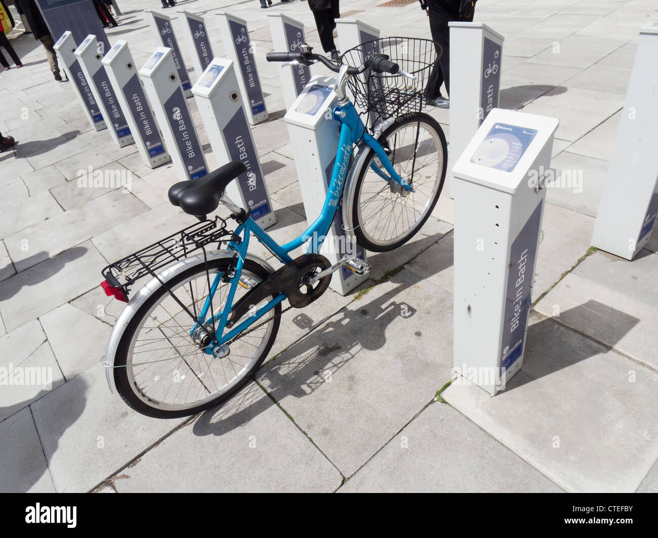 Bike in Bath bicycle hire scheme Stock Photo - Alamy