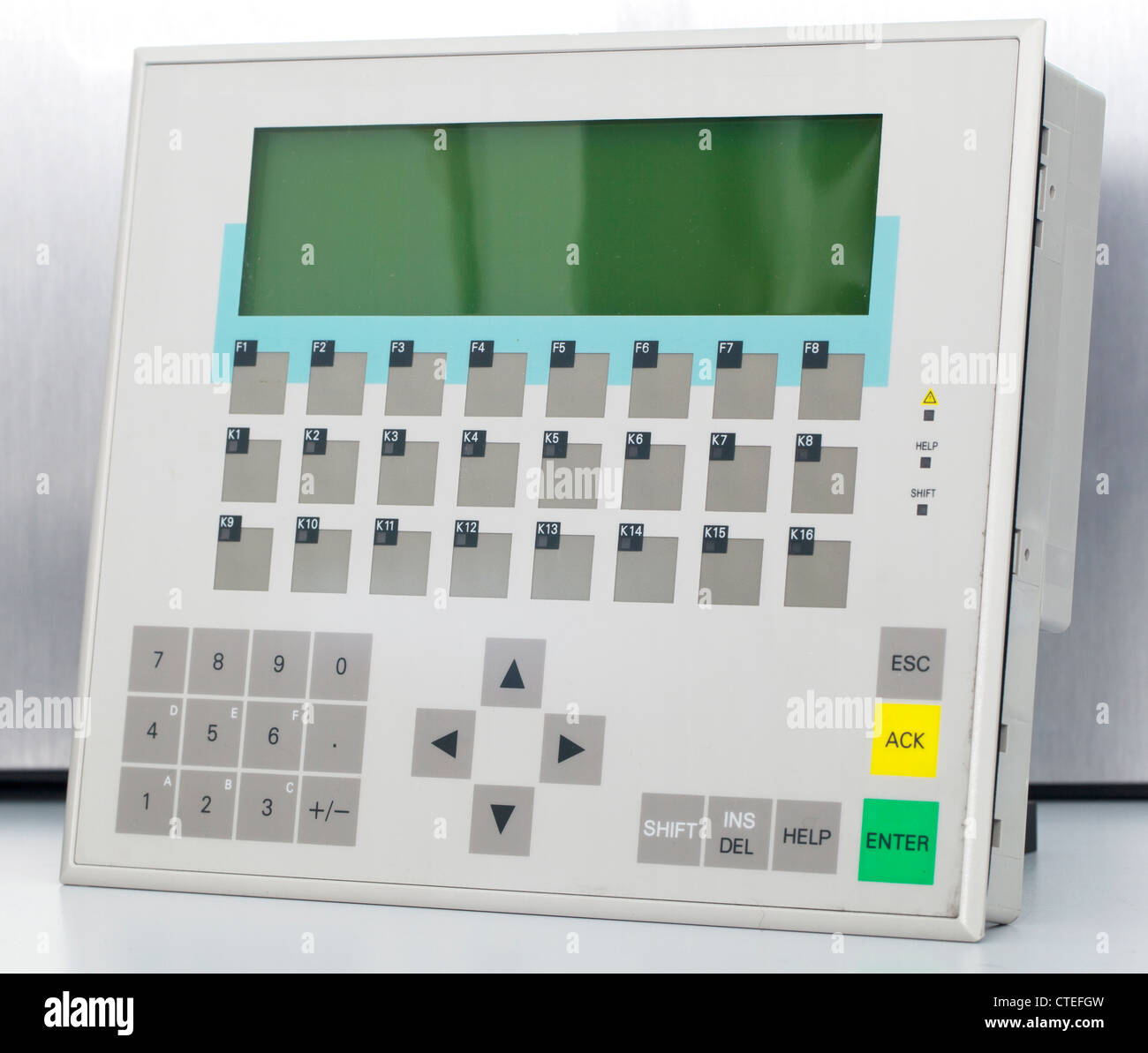 Industrial operator panel Stock Photo - Alamy