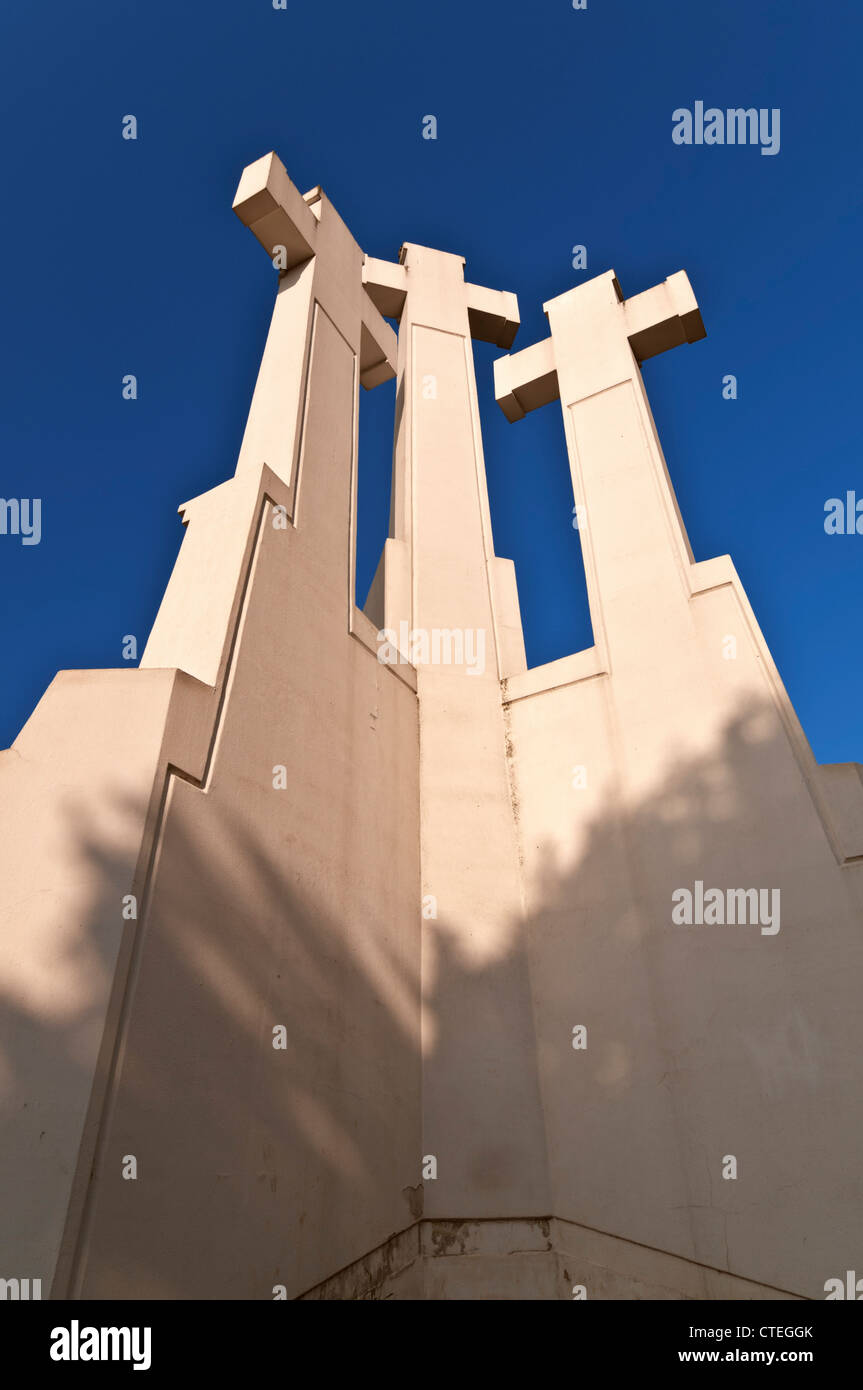 Three Crosses Hill Vilnius Lithuania Stock Photo - Alamy