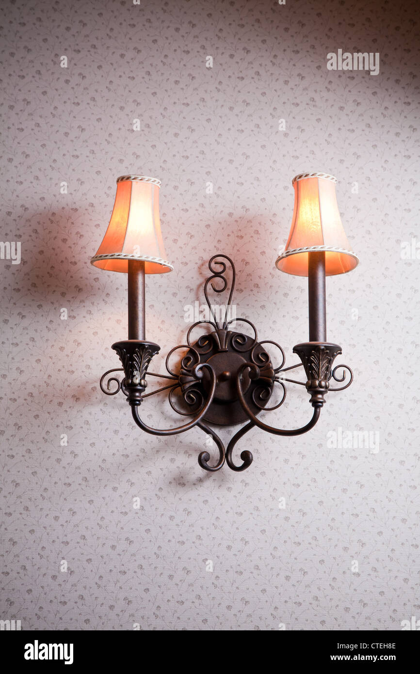 Classic wall lamp Stock Photo - Alamy