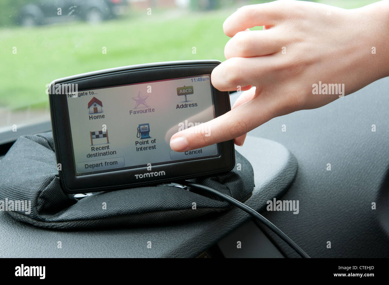 Satellite navigation system hi-res stock photography and images - Alamy