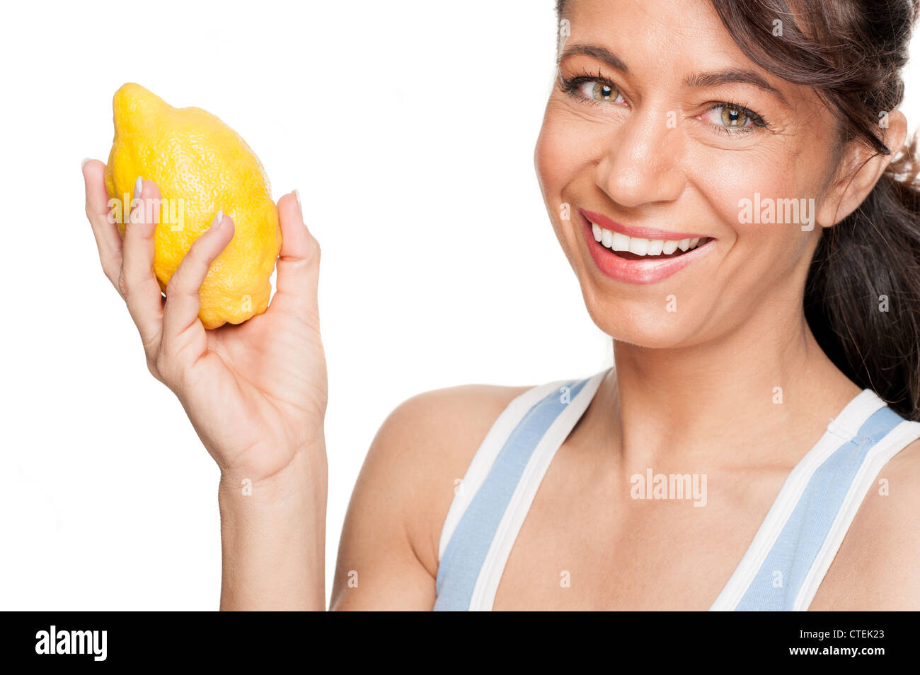 Lemon smile hi-res stock photography and images - Alamy