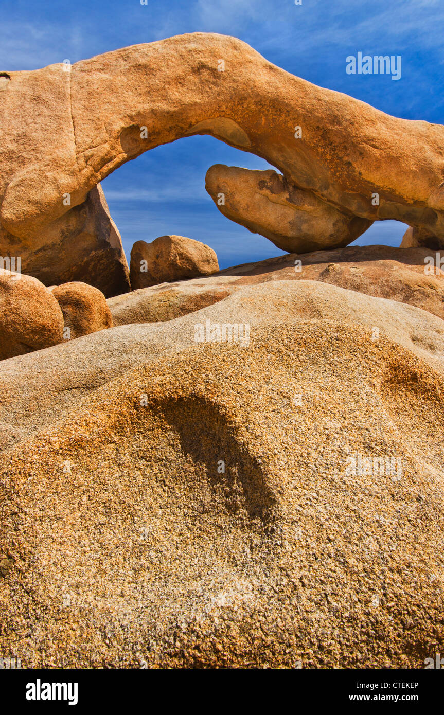 USA, California, Joshua Tree National Park, Arch rock Stock Photo - Alamy