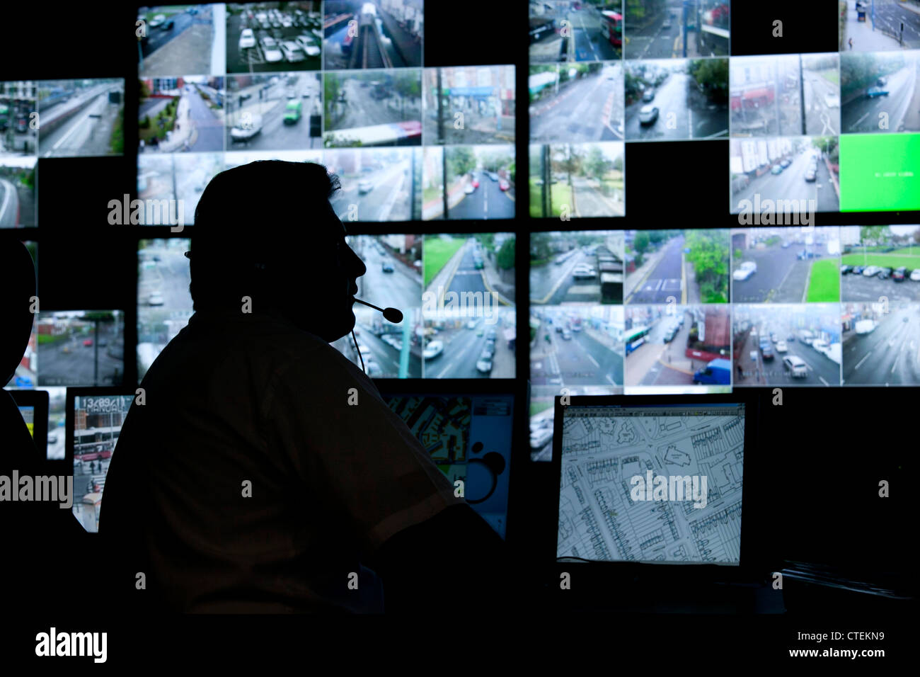 Cctv control room hi-res stock photography and images - Alamy